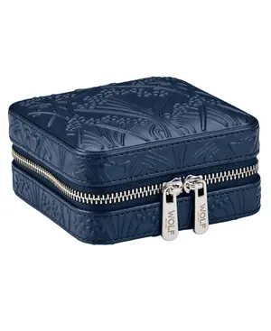 Wolf X Liberty Small Travel Zip Case - Navy