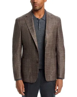 Vince Wool, Silk & Cashmere Sport Coat - Brown