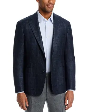 Vince Wool, Silk & Cashmere Sport Coat - Navy