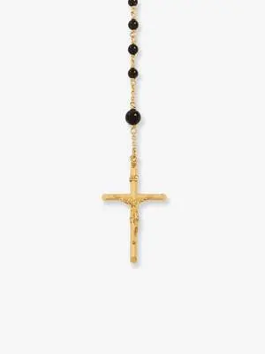 Dolce & Gabbana Brass Necklace With Cross