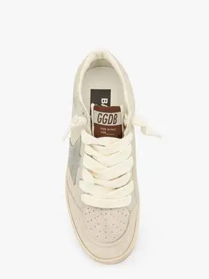 GOLDEN GOOSE Ballstar Leather Sneakers With Iconic Side Logo - Multicolor