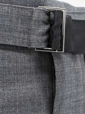 Sacai Pleated Wool Shorts