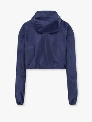 Miu Miu Cropped Recycled Nylon Jacket