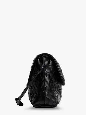 Bottega Veneta Leather Shoulder Bag With Intrecciato Pattern