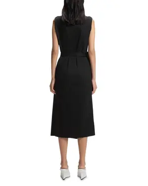 BOSS Emiaky Cotton Belted Dress