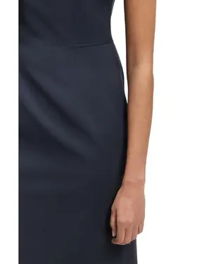 BOSS Dinerah Wool Seamed Dress