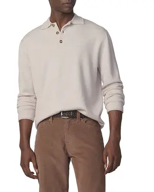 Joe's Jeans Extra Fine Merino Wool Polo Sweater - Ancient Scroll