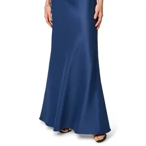Aidan Mattox Stretch Mikado Gathered Waist Gown