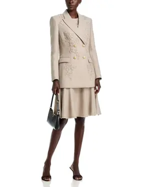 Kobi Halperin Violet Embroidered Wool Jacket