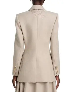 Kobi Halperin Violet Embroidered Wool Jacket