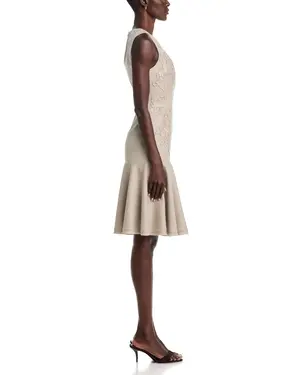Kobi Halperin Tate Embroidered Wool Dress
