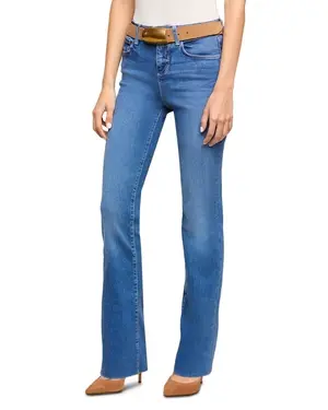 L'Agence Petite Ruth High Rise Straight Jeans