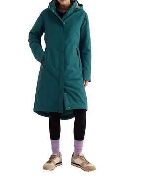 SEASALT CORNWALL Janelle Waterproof Hooded Raincoat - Loch