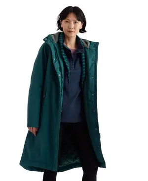 SEASALT CORNWALL Janelle Waterproof Hooded Raincoat - Loch