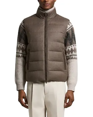 Peserico Quilted Stand Collar Tech Vest