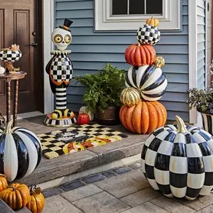 MACKENZIE-CHILDS Pumpkin Patch Trophy Topiary