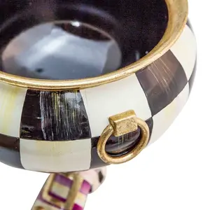 MACKENZIE-CHILDS Witch's Boot Cauldron Candy Dish