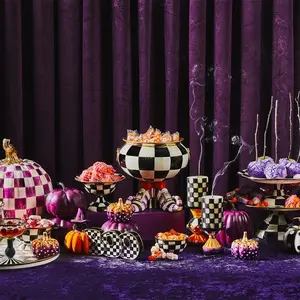 MACKENZIE-CHILDS Witch's Boot Cauldron Candy Dish