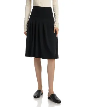 TOTEME Wide Waist A-line Skirt