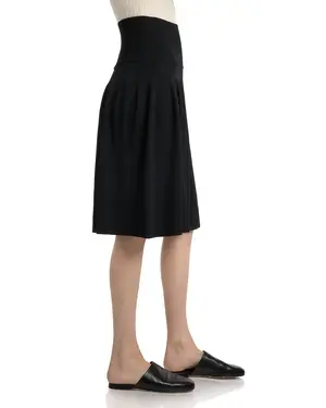 TOTEME Wide Waist A-line Skirt