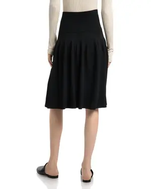 TOTEME Wide Waist A-line Skirt