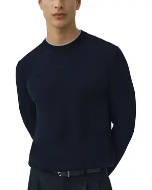 Simkhai Barret Double Layer Crewneck Wool Sweater