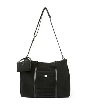 THINK ROYLN Boss Lady Large Suede Tote