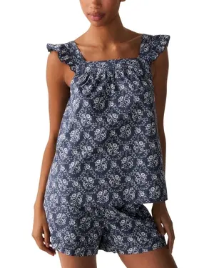 PETITE PLUME Clara Cotton Short Pajama Set