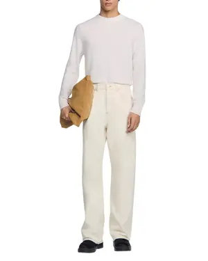 Sandro Wide Fit Cotton .5" Jeans