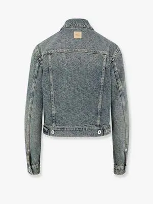 Dior Denim Jacket With Oblique Motif