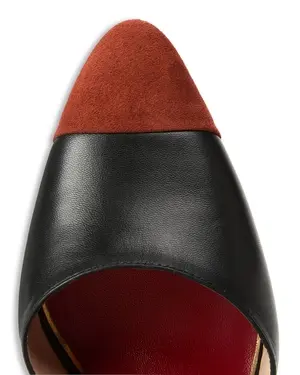 Valentino Garavani Leather Ankle Strap Pumps
