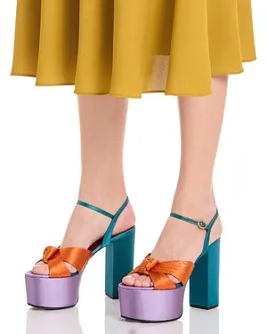 Valentino Garavani Leather Platform Sandals