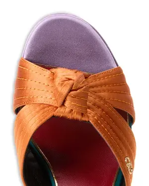 Valentino Garavani Leather Platform Sandals