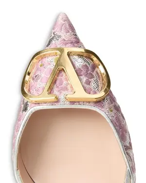 Valentino Garavani Vlogo Signature Slingback Pumps