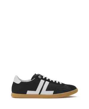 LANVIN Glen 2.0 Sneakers In Nylon - Black/white