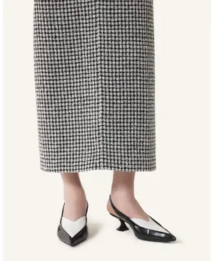LANVIN Serenade Leather Slingback Pumps