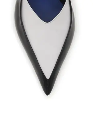 LANVIN Serenade Leather Slingback Pumps