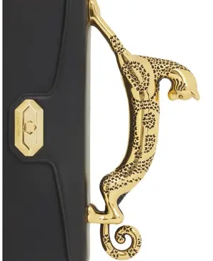 LANVIN Leather Pencil Cat Bag