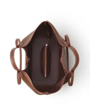 LANVIN Catch Tote Bag - Chestnuts