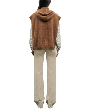 Gerard Darel Sine Cashmere Hooded Poncho