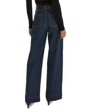 FAVORITE DAUGHTER The Mischa High Rise Wide Leg Jeans