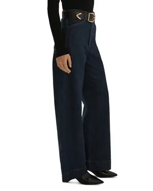 FAVORITE DAUGHTER The Mischa High Rise Wide Leg Jeans