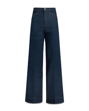 FAVORITE DAUGHTER The Mischa High Rise Wide Leg Jeans