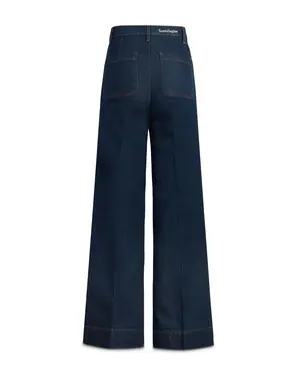 FAVORITE DAUGHTER The Mischa High Rise Wide Leg Jeans