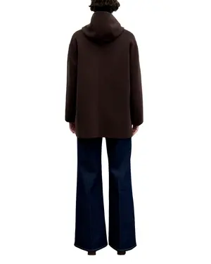 Gerard Darel Alva Wool Hooded Coat