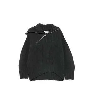 Attico Grey Knitwear Jumpers - Gray