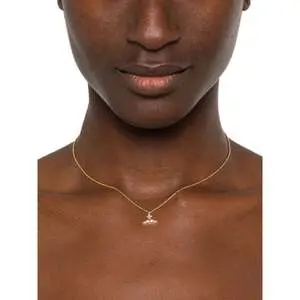 VIVIENNE WESTWOOD Tone Crystal Embellished Orb Pendant Necklace