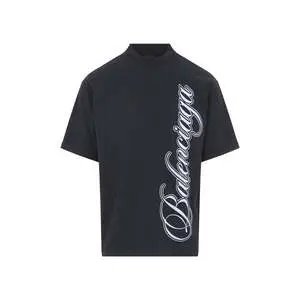 Balenciaga Medium Fit T-shirt - Black