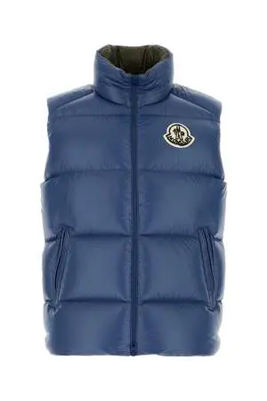 Moncler Nylon Sleeveless Belice Down Jacket - Blue