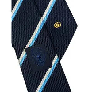 Gucci Diagonal Stripe Silk Neck Tie